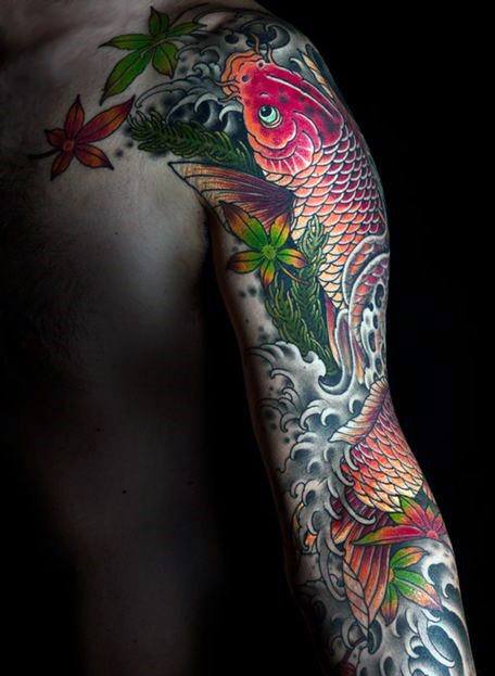 Koi Fish Tattoos for Men - Ideas and Inspiration for Guys