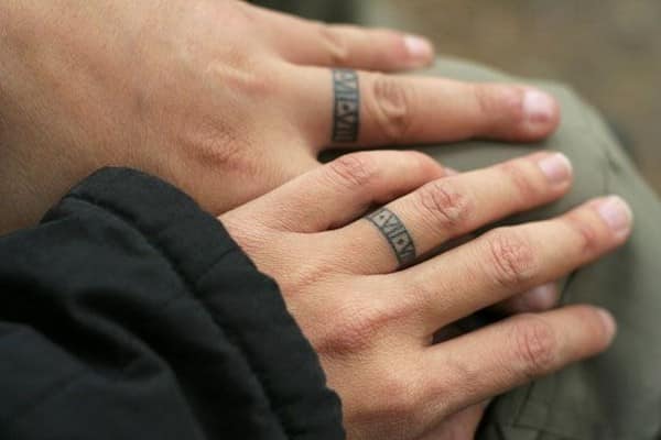 Wedding Ring Tattoos for Men - Ideas and Inspiration for Guys